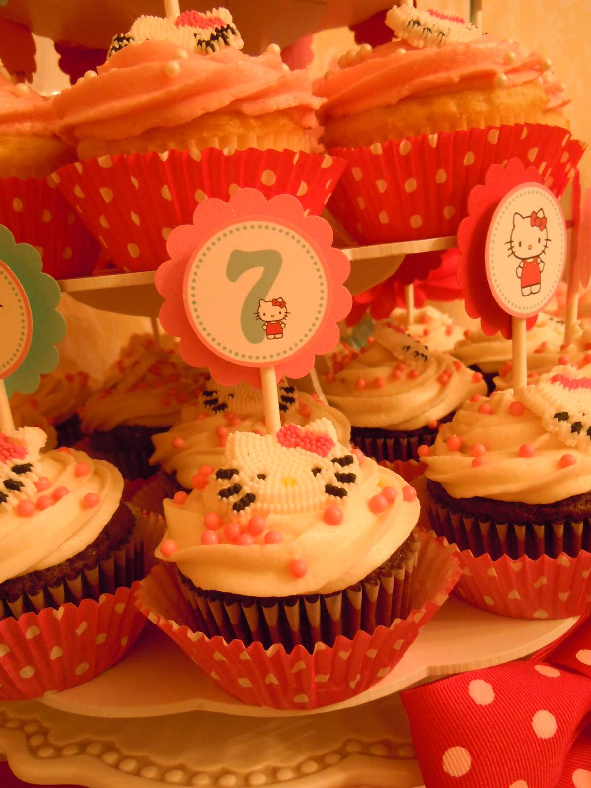 Hello Kitty Red, Pink & Aqua Birthday Party Ideas | Photo 2 of 32 ...