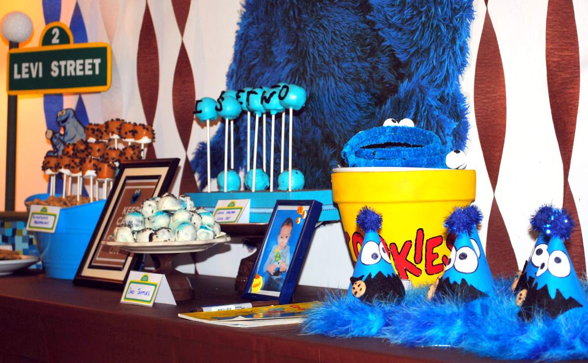 Cookie Monster Birthday Party Ideas | Photo 1 of 53 | Catch My Party