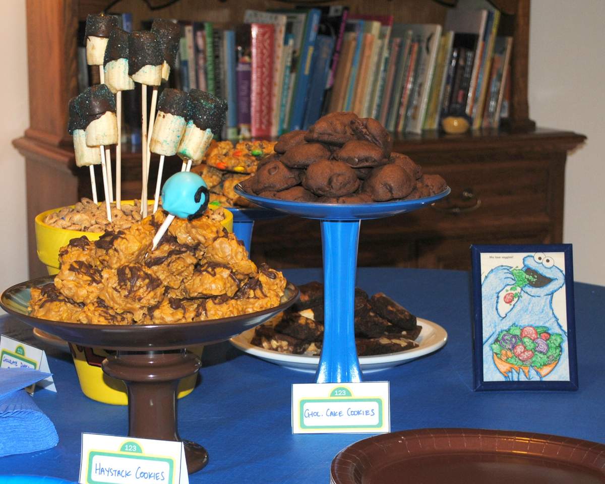 Cookie Monster Birthday Party Ideas | Photo 20 of 53 | Catch My Party