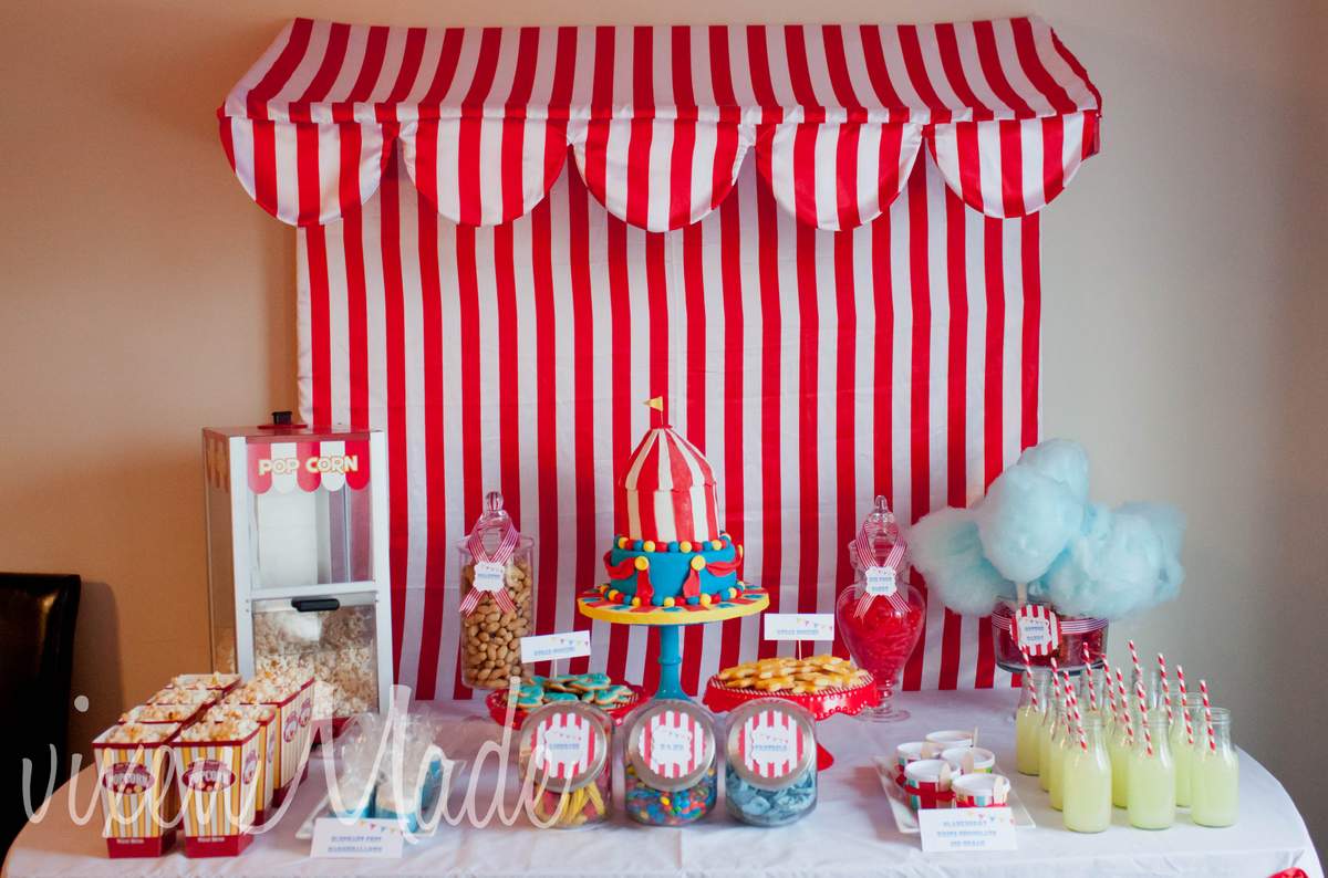 Circus Theme Birthday Party Ideas | Photo 1 of 33 | Catch My Party