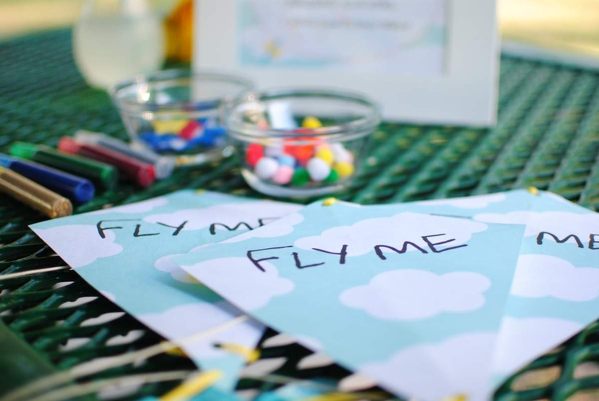 Kite Themed Party Birthday Party Ideas | Photo 6 of 30 | Catch My Party