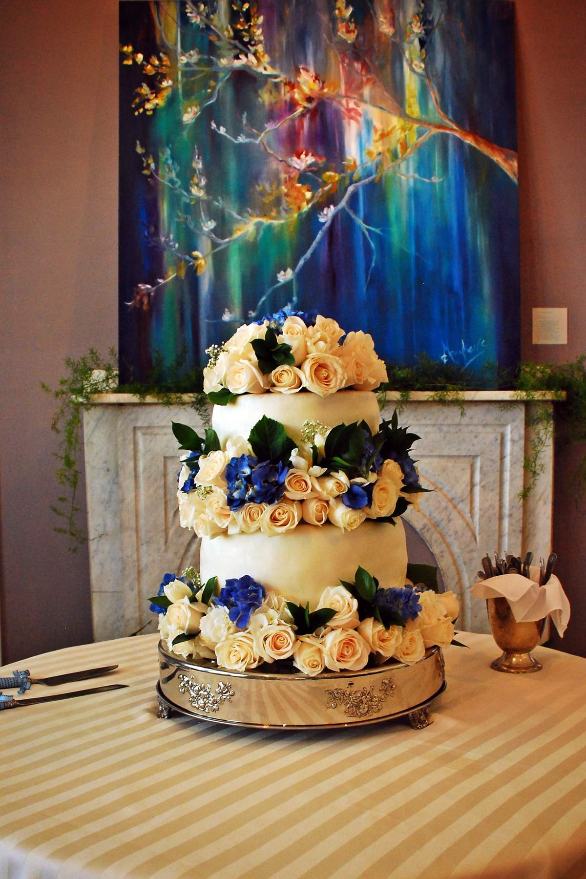 Blue and Brown Wedding Party Ideas | Photo 13 of 29 | Catch My Party