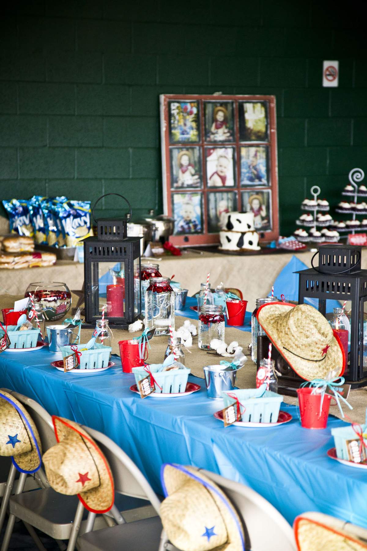 Cowboy Western 1st Birthday Birthday Party Ideas | Photo 1 of 67 ...