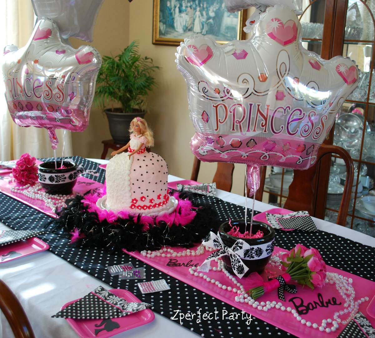 Barbie Birthday Party Ideas Photo 3 Of 16 Catch My Party