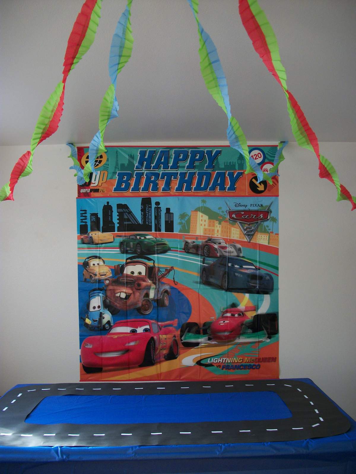 CARS 2 Birthday Party Ideas | Photo 1 of 10 | Catch My Party