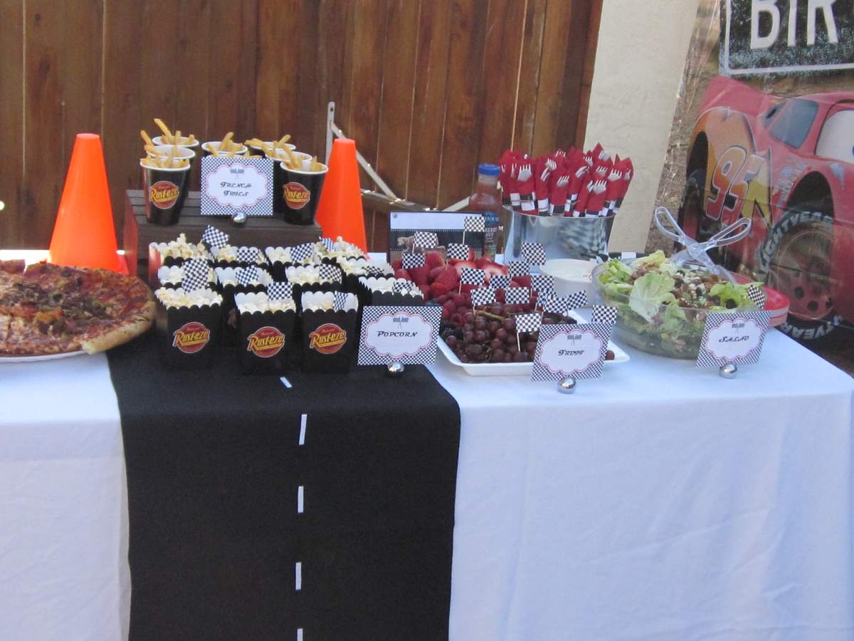 Disney Pixar Car's Party Birthday Party Ideas | Photo 8 of 71 | Catch ...