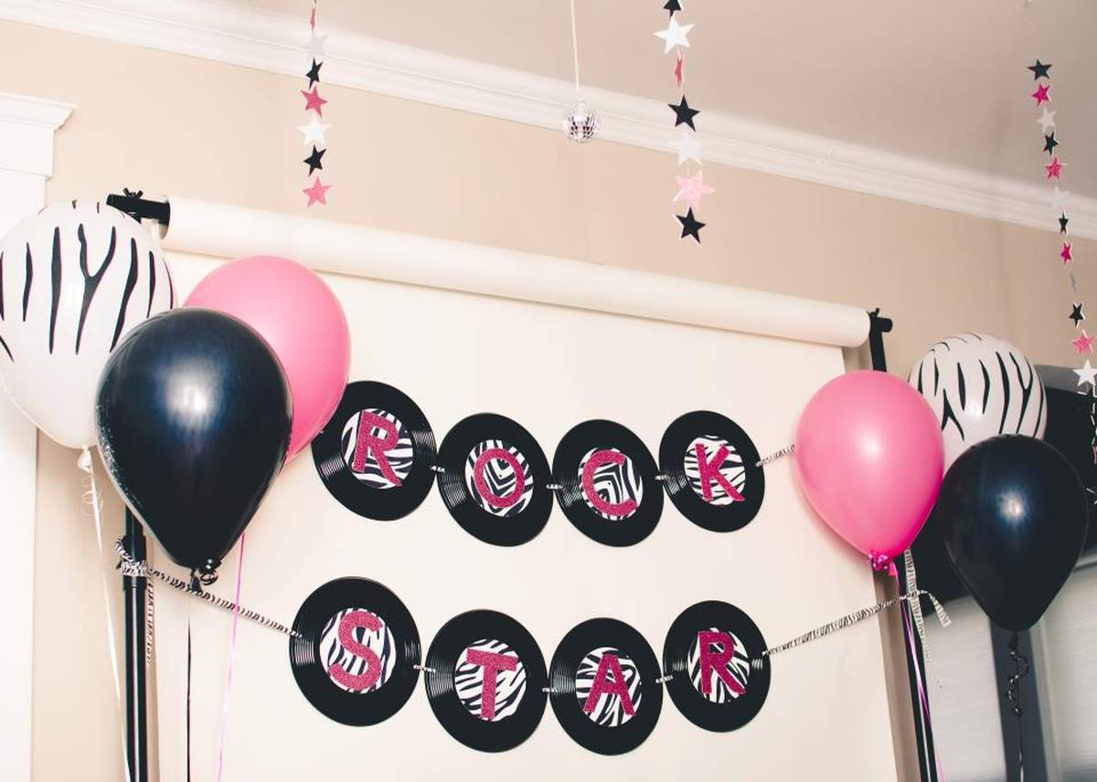 Rock Star Birthday Party Ideas | Photo 1 of 8 | Catch My Party