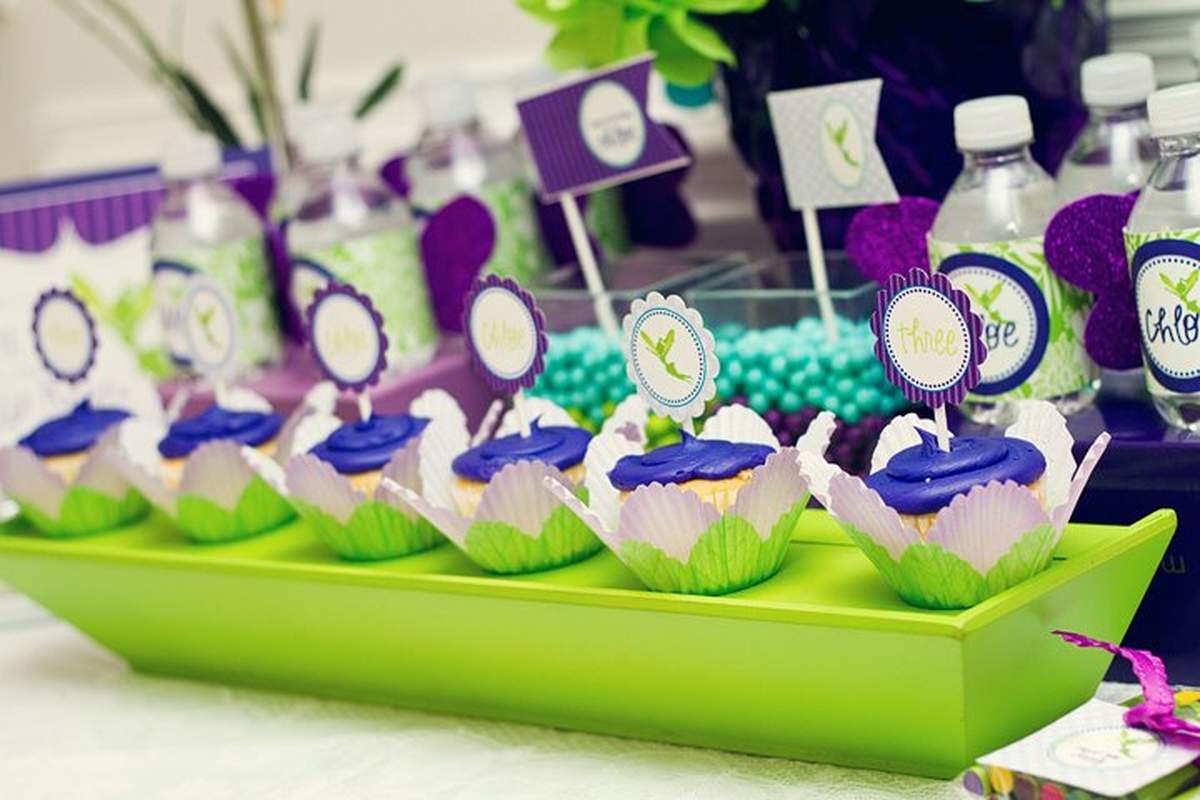 Purple and Lime Whimsical Birthday Party Ideas | Photo 1 of 11 | Catch ...