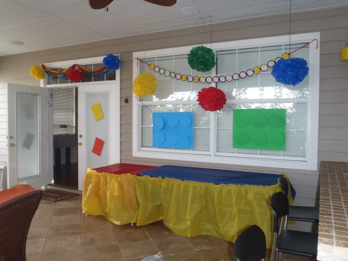 Lego theme Birthday Party Ideas | Photo 15 of 28 | Catch My Party