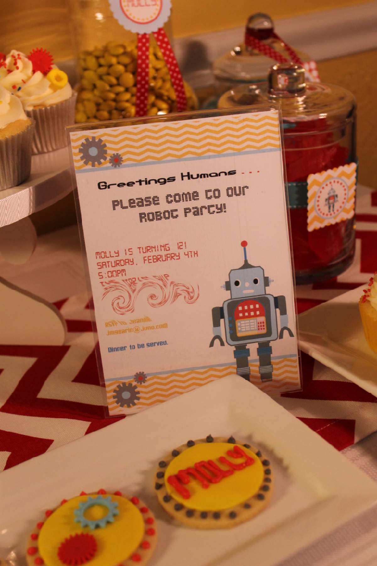 Robots Birthday Party Ideas | Photo 13 of 13 | Catch My Party