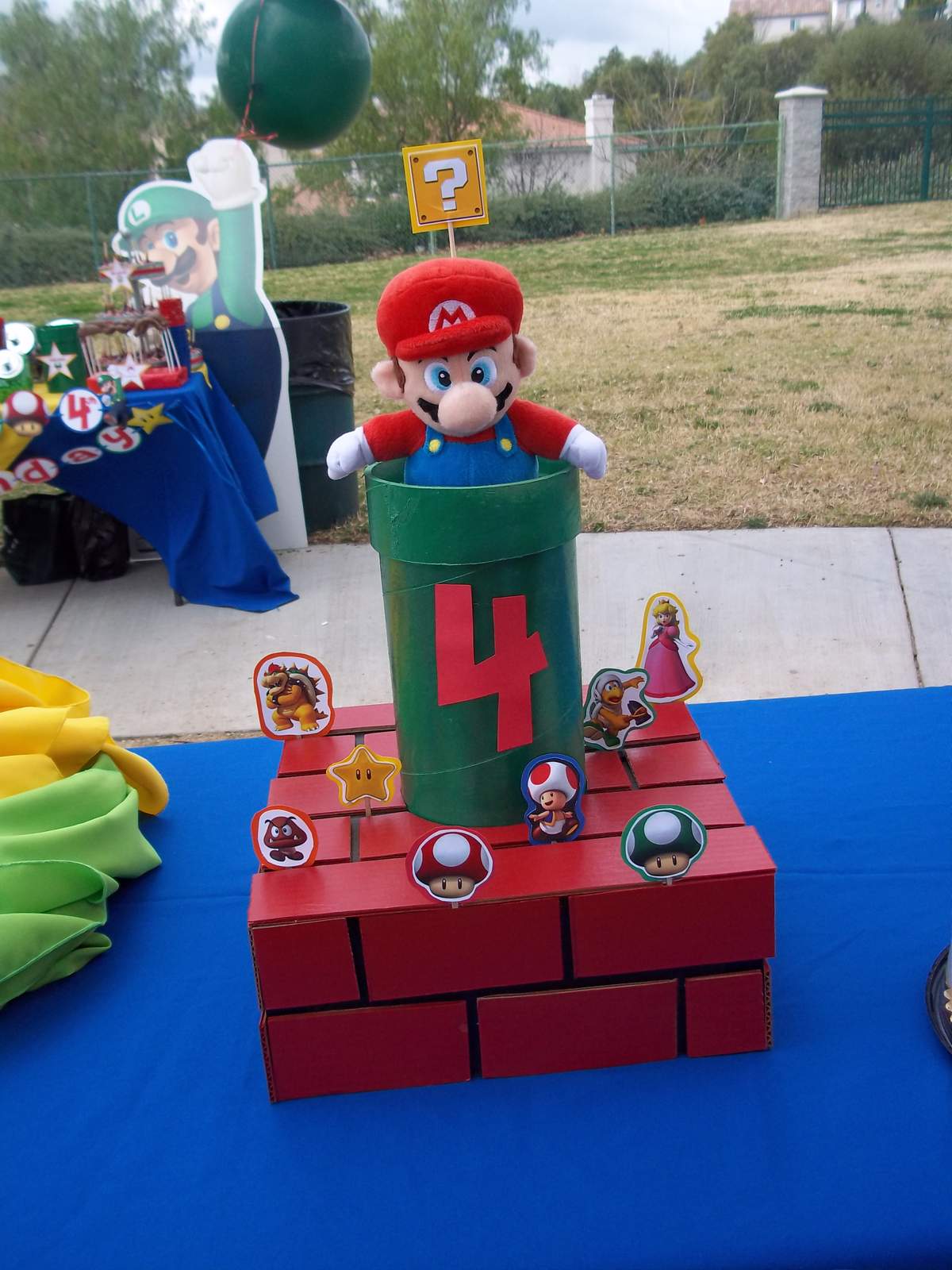 Super Mario Bros Birthday Party Ideas | Photo 9 of 20 | Catch My Party