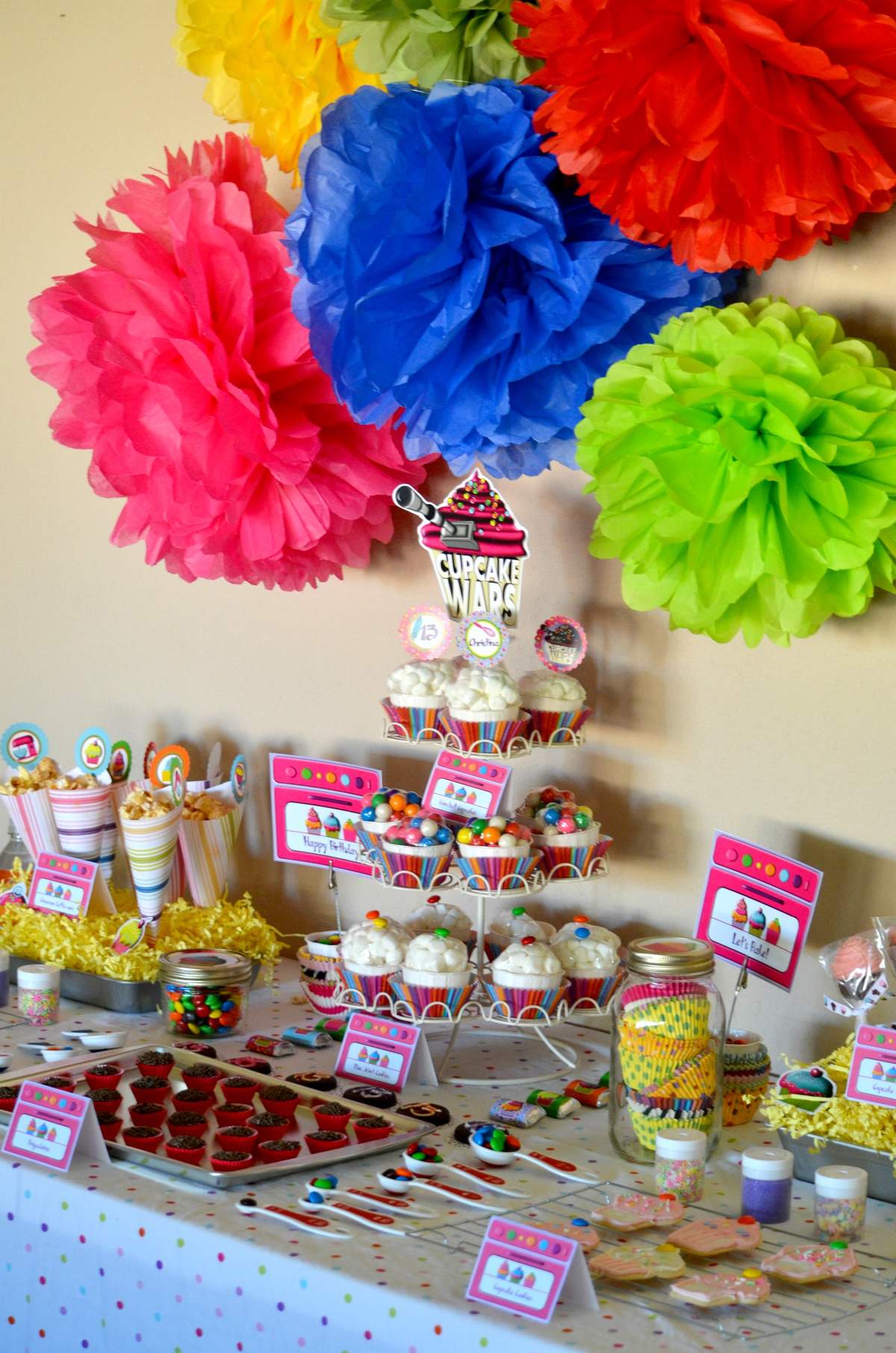 Cupcakes! Birthday Party Ideas | Photo 1 of 56 | Catch My Party