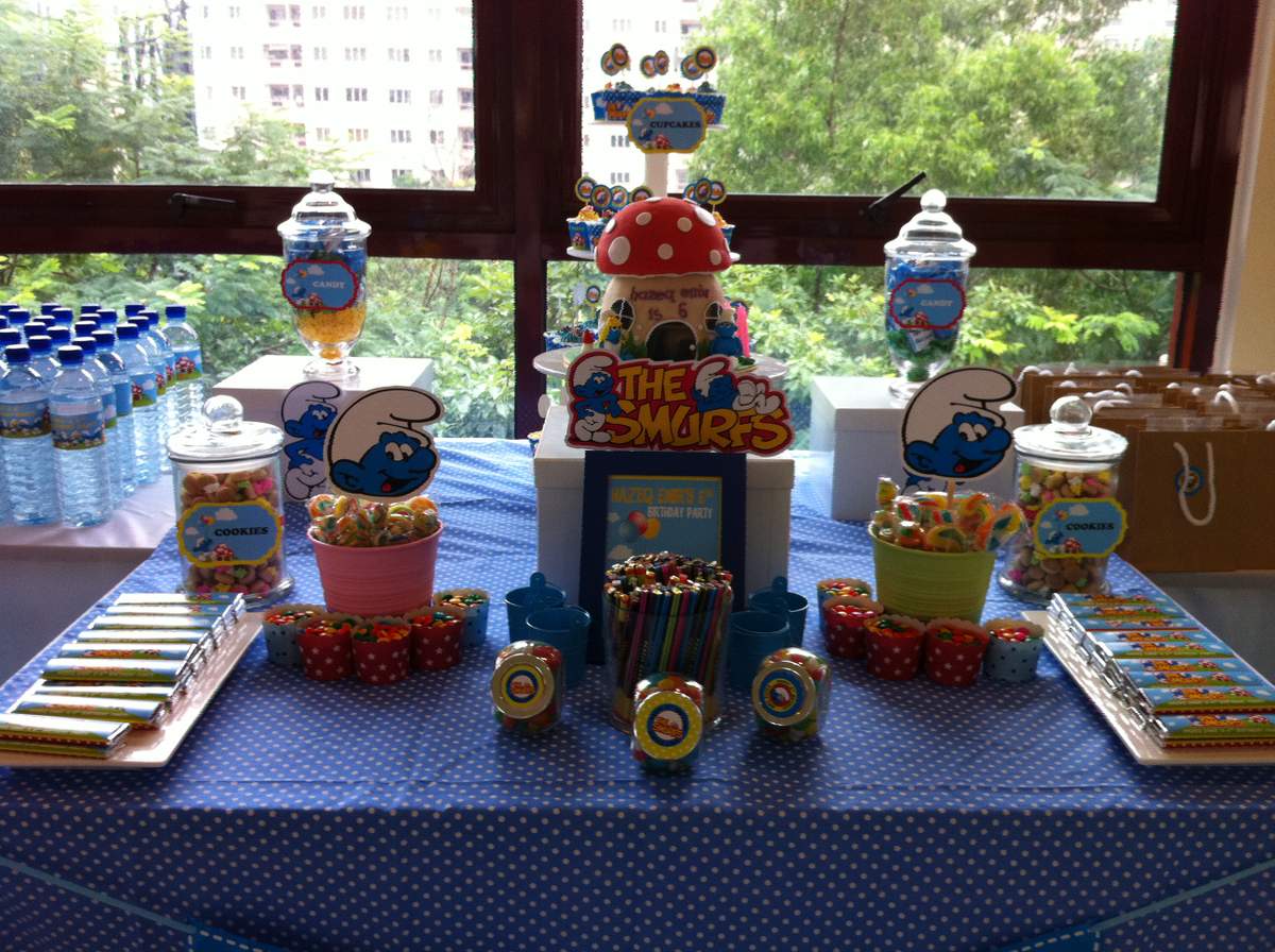 Smurfs Birthday Party Ideas | Photo 1 of 4 | Catch My Party