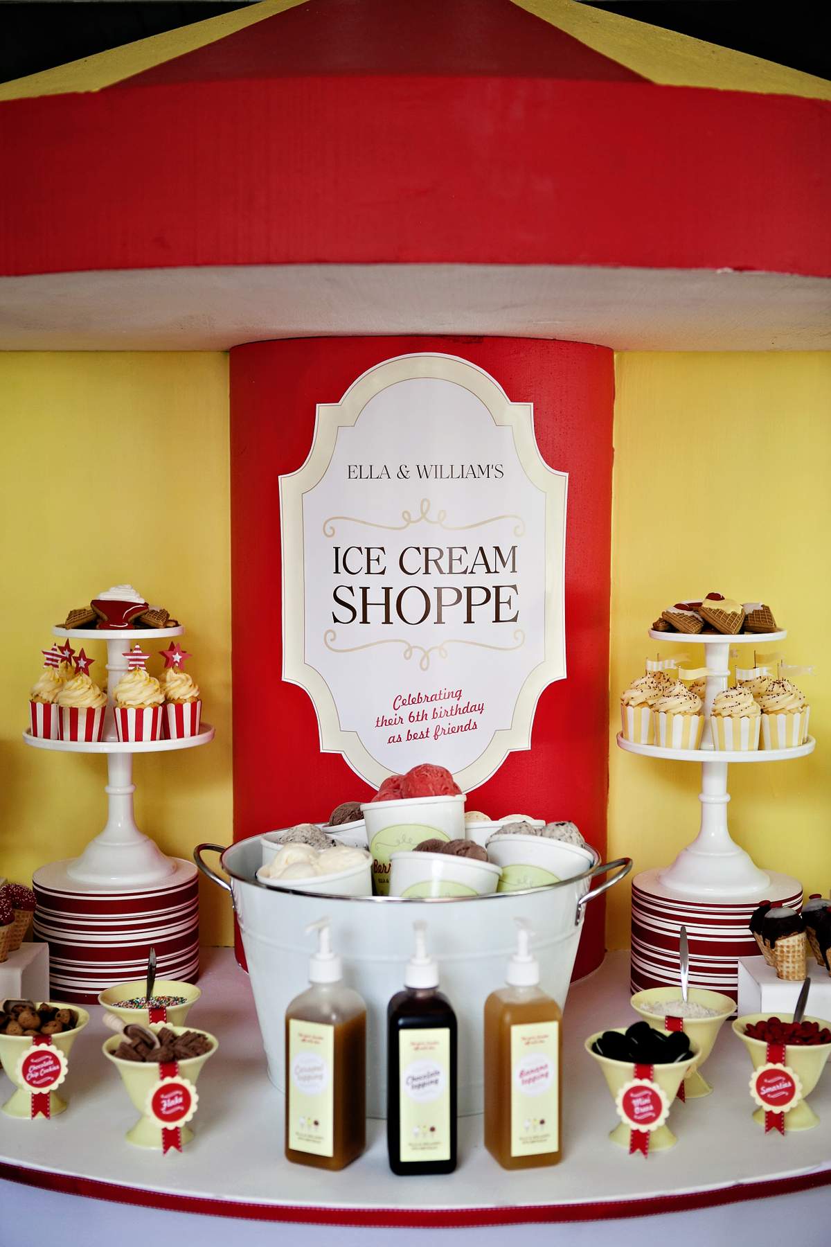 Ice Cream Social Birthday Party Ideas | Photo 9 of 47 | Catch My Party