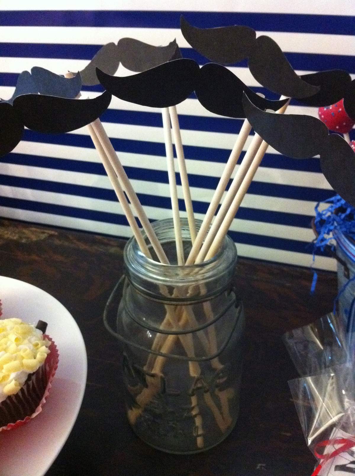 mustache party Birthday Party Ideas | Photo 8 of 11 | Catch My Party