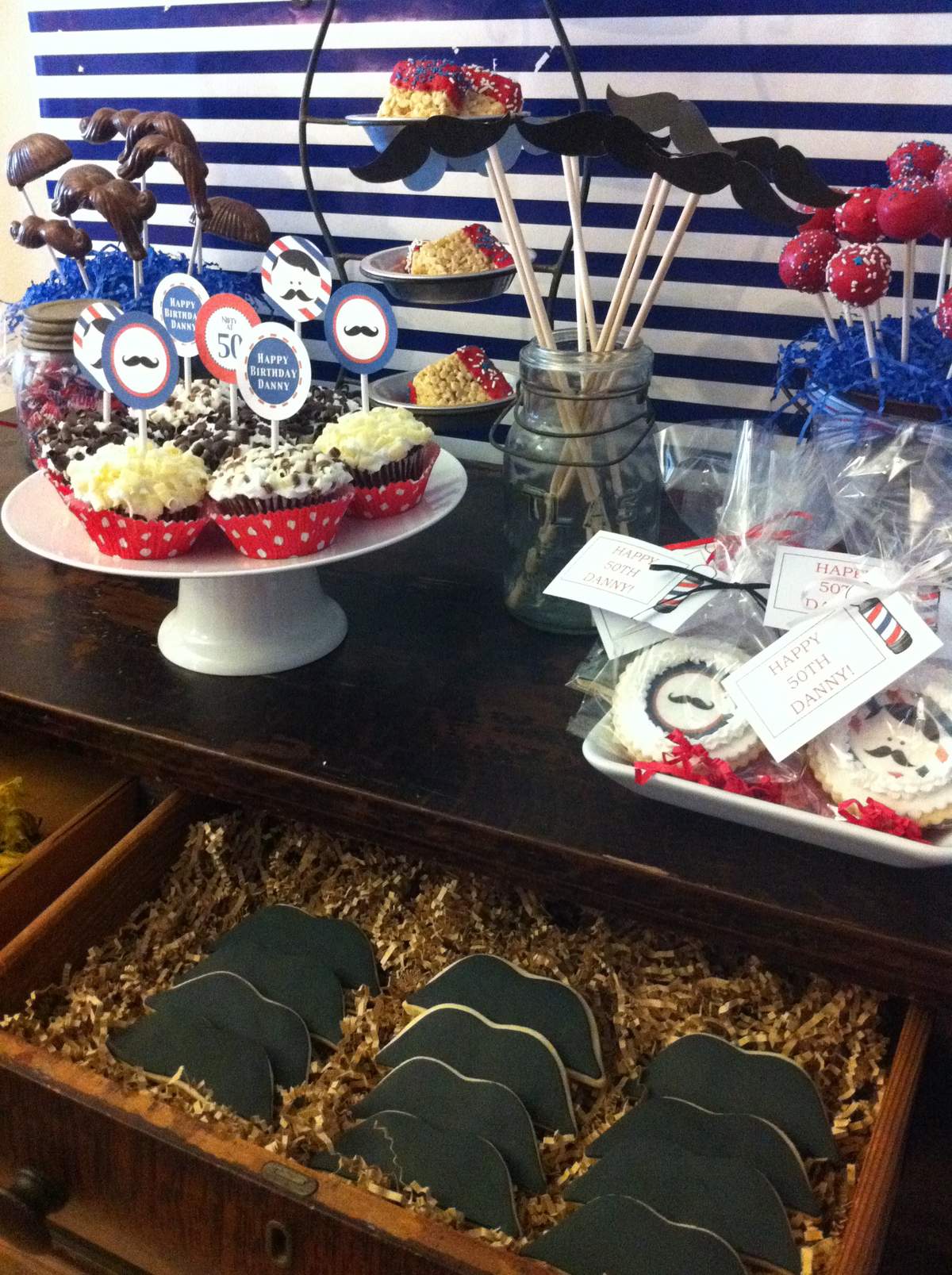 mustache party Birthday Party Ideas | Photo 8 of 11 | Catch My Party