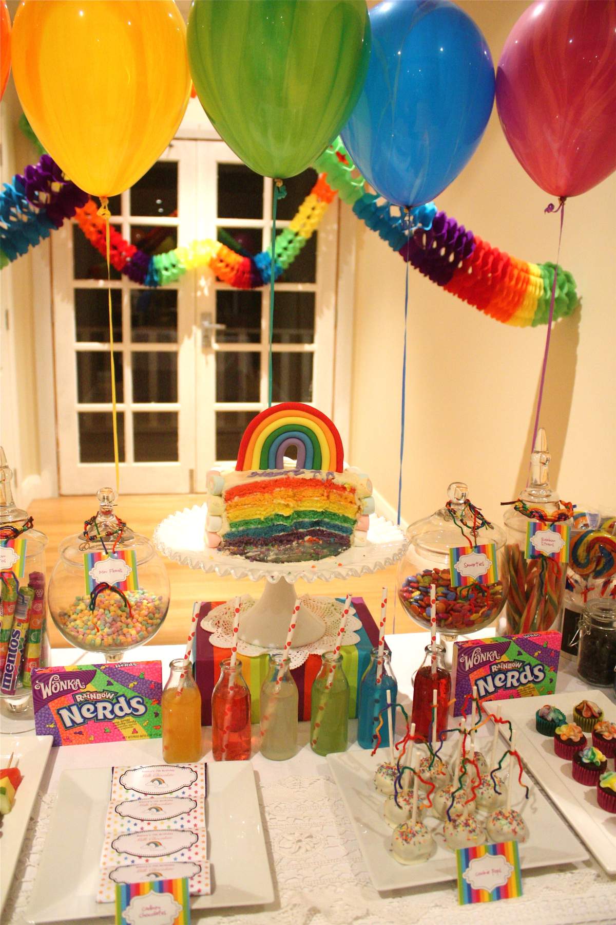 rainbow, colors Birthday Party Ideas | Photo 3 of 25 | Catch My Party
