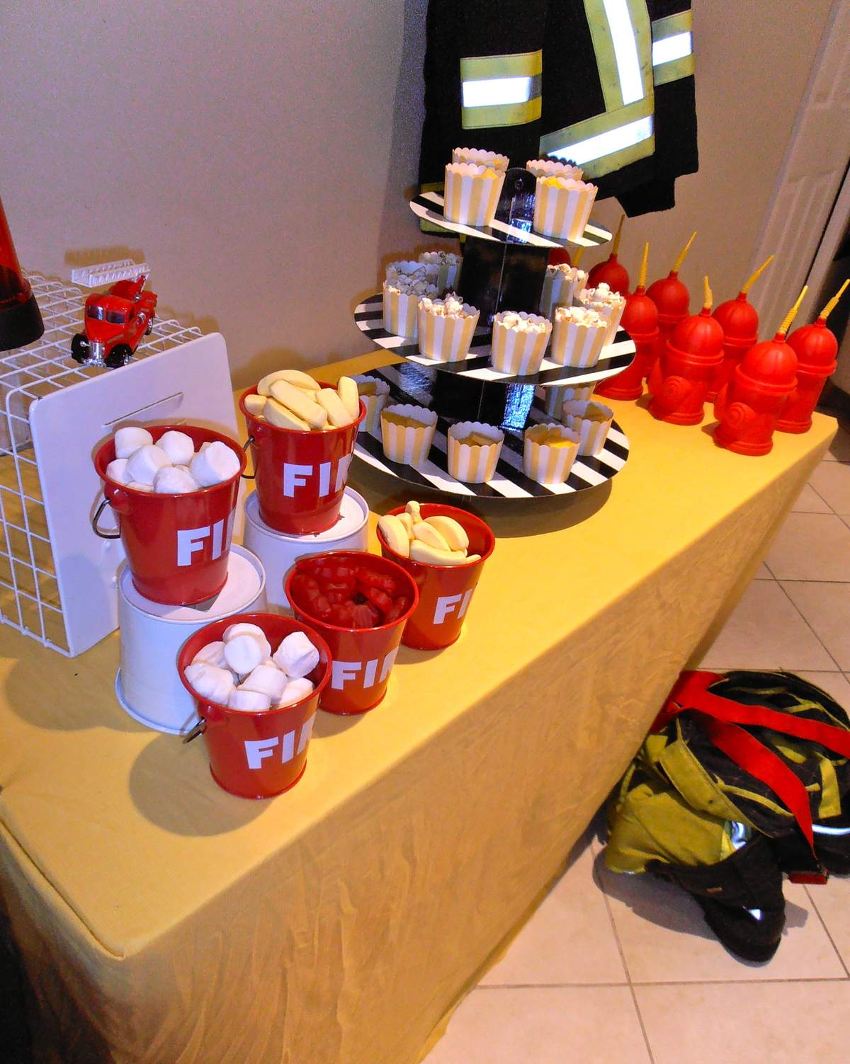 Fire Fighter Birthday Party Ideas | Photo 5 of 14 | Catch My Party