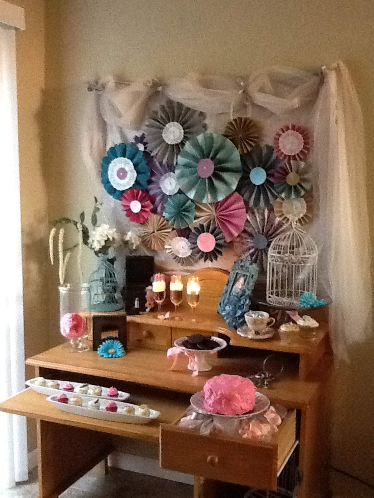 Shabby Chic, Vintage Glam Birthday Party Ideas | Photo 3 of 12 | Catch ...