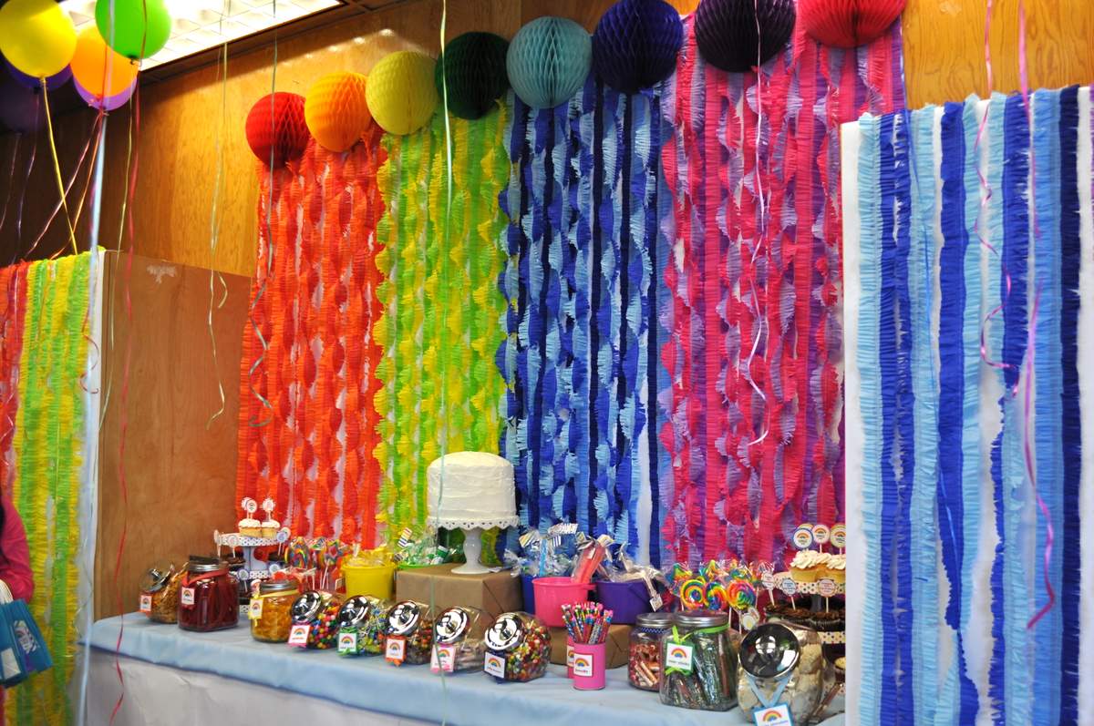 Rainbow Birthday Party Ideas | Photo 3 of 19 | Catch My Party
