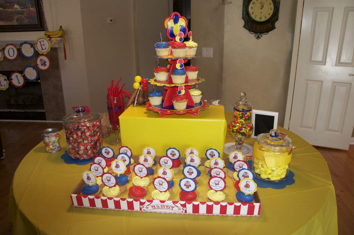 Curious George Baby Shower Party Ideas | Photo 1 of 18 | Catch My Party