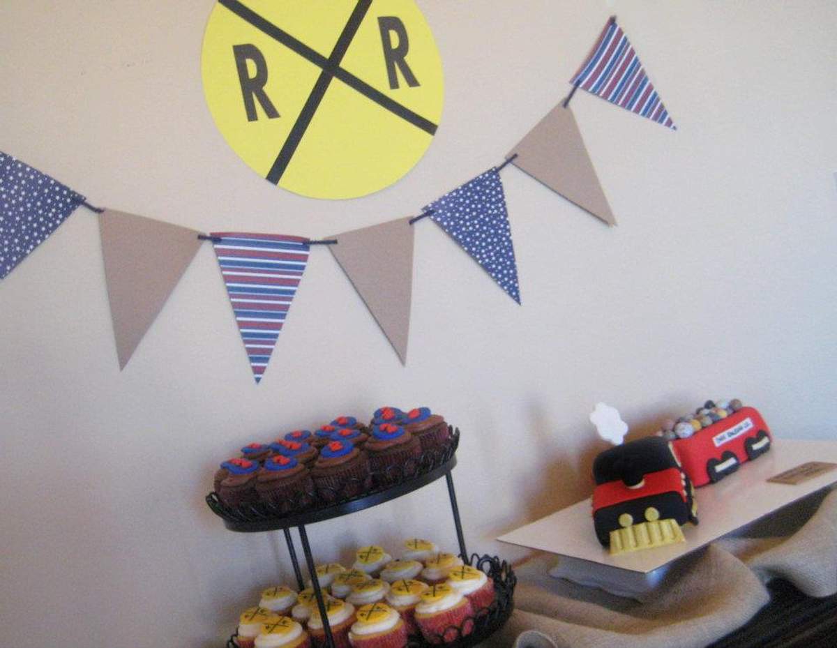 Vintage Train Party Birthday Party Ideas | Photo 3 of 24 | Catch My Party