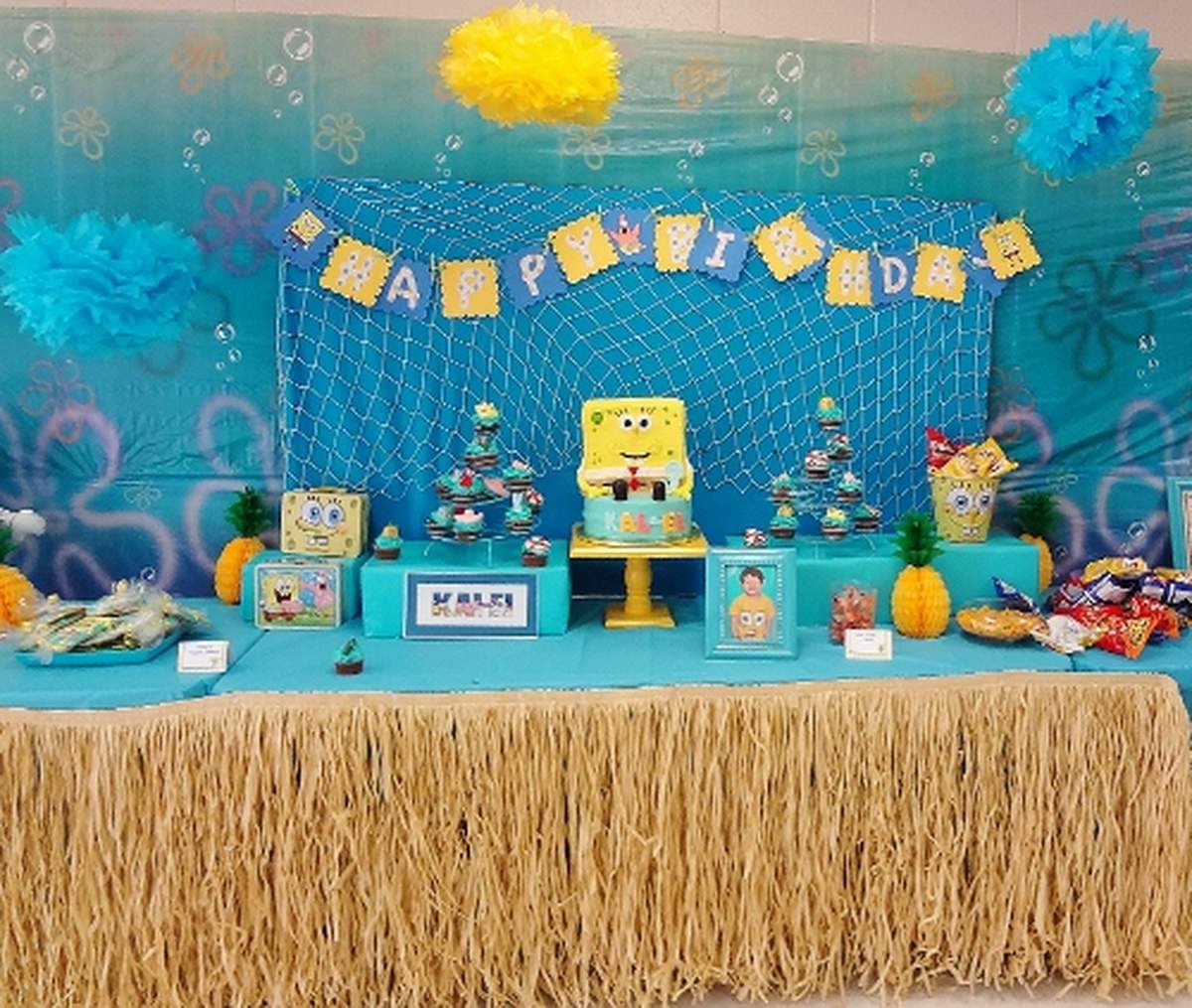 Spongebob Birthday Party Ideas | Photo 1 of 10 | Catch My Party