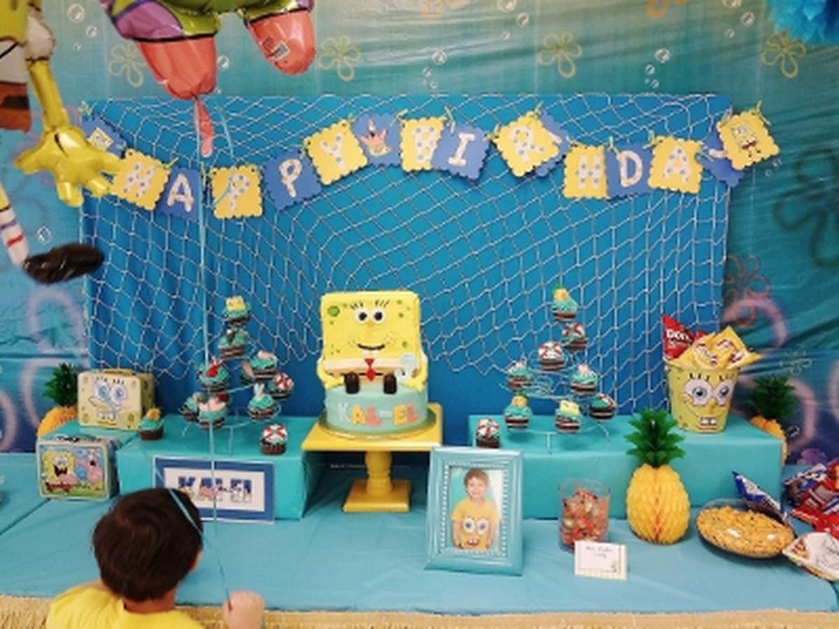 Spongebob Birthday Party Ideas | Photo 1 of 10 | Catch My Party