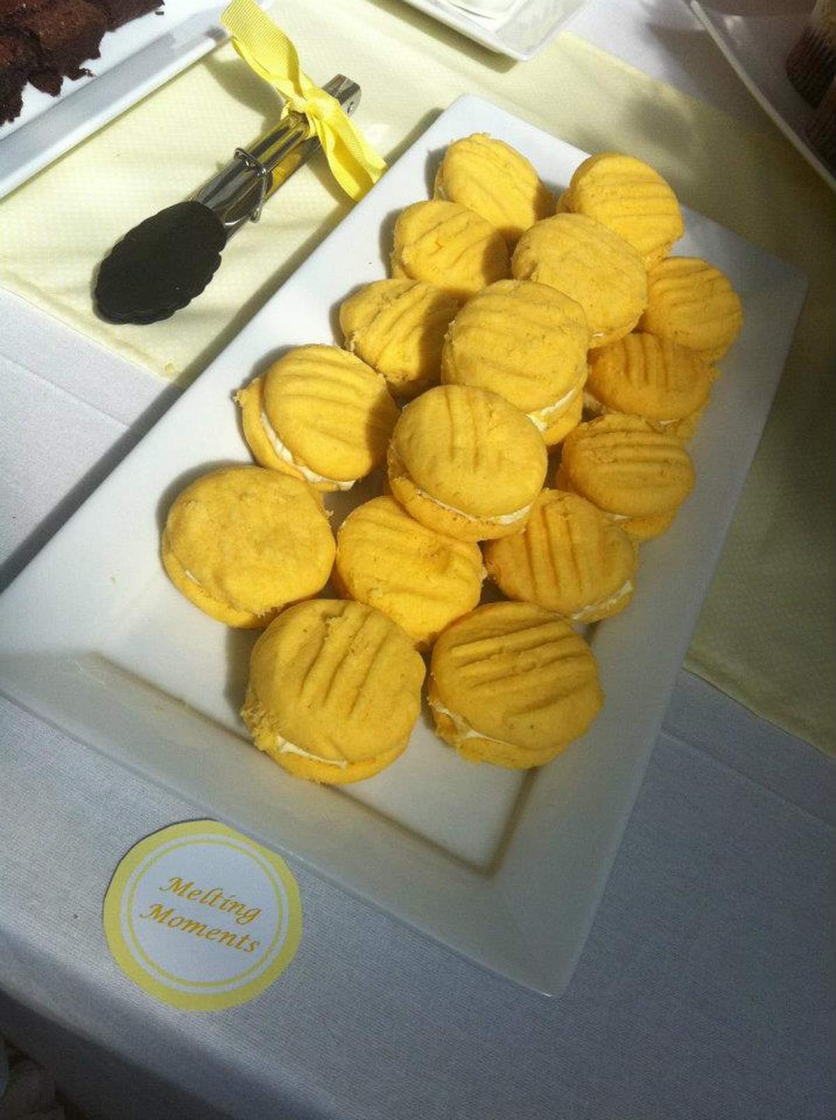 Yellow & White Tea Party Party Ideas | Photo 2 of 14 | Catch My Party