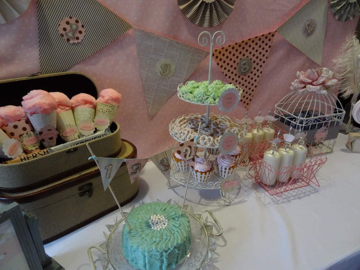 Vintage/Chic Birthday Birthday Party Ideas | Photo 10 of 20 | Catch My ...