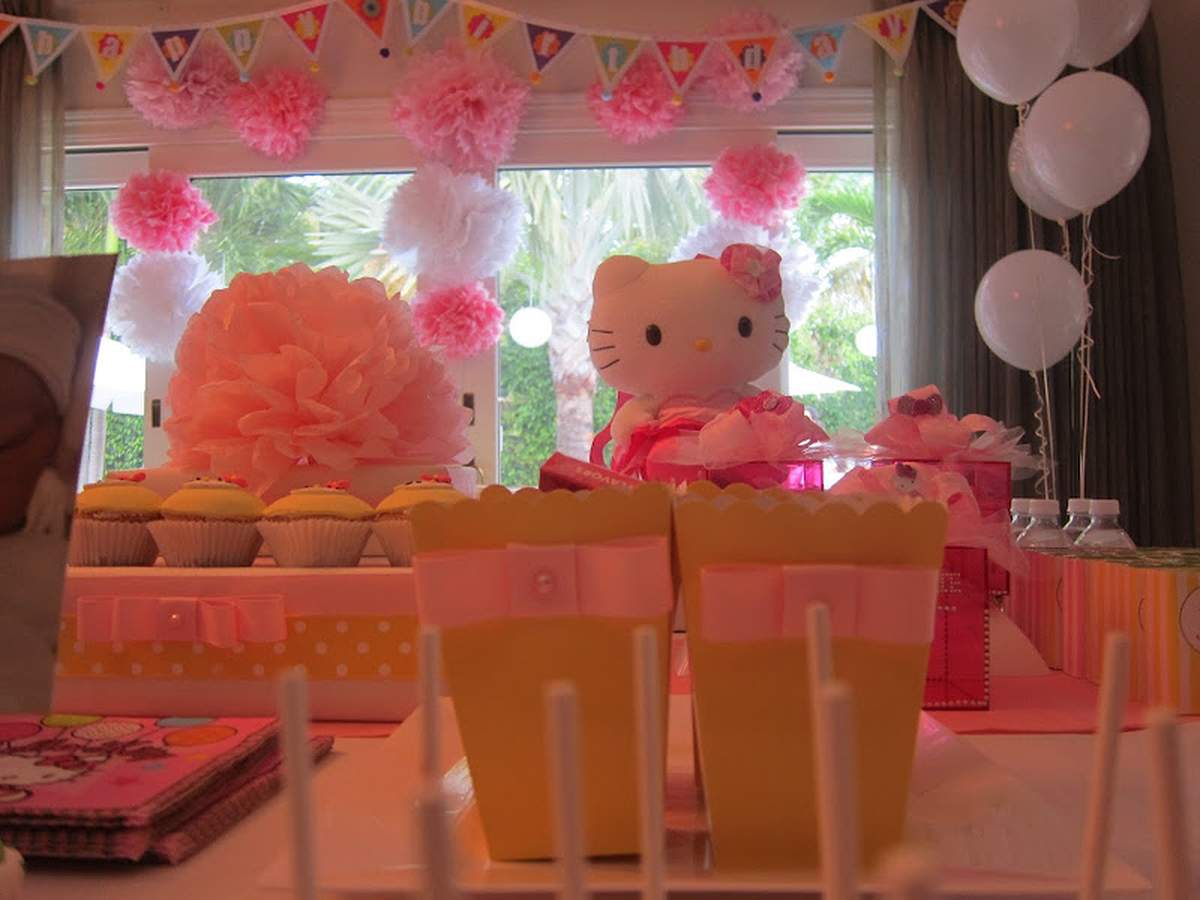 Hello Kitty 1st Birthday Birthday Party Ideas | Photo 1 of 42 | Catch ...