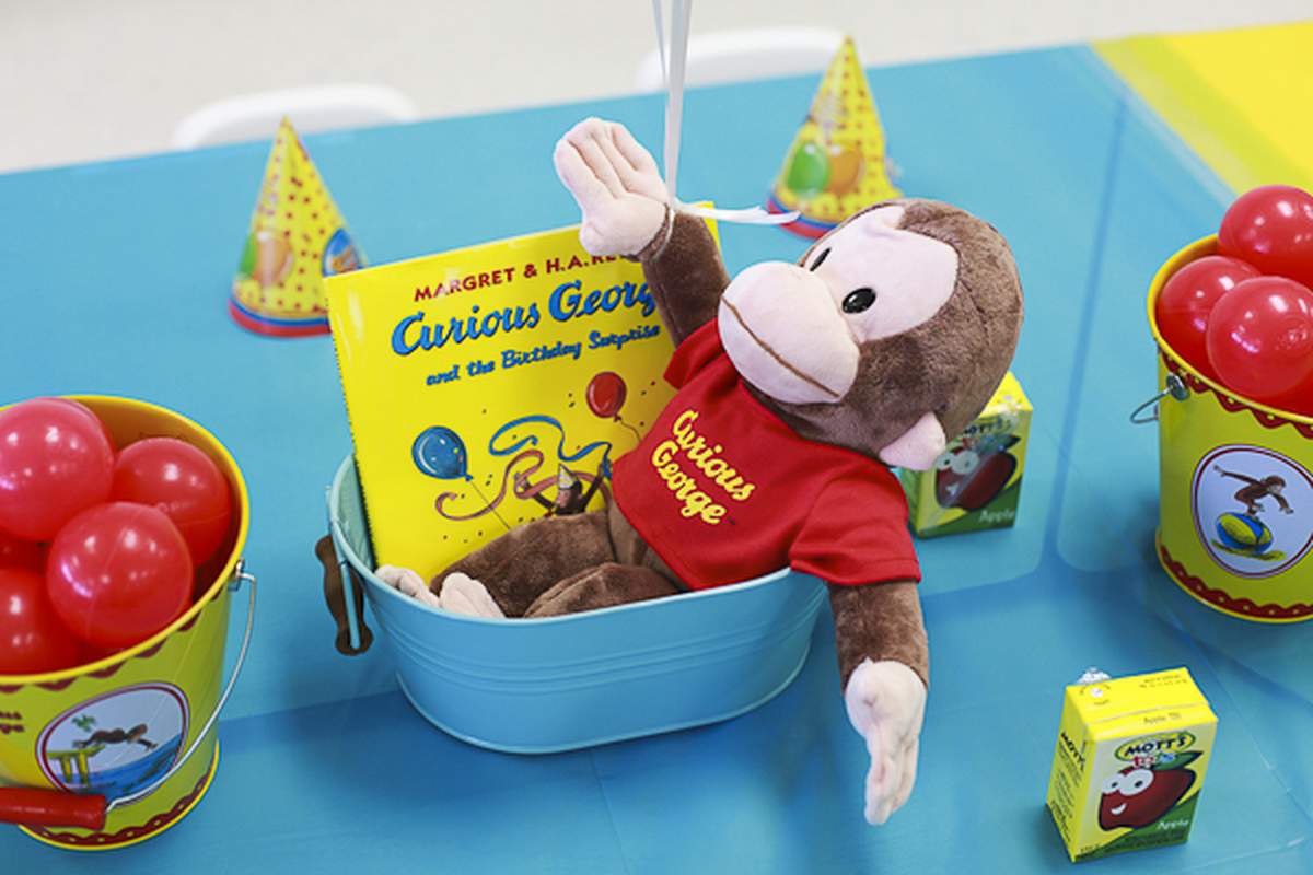Curious George Birthday Party Ideas | Photo 10 of 43 | Catch My Party
