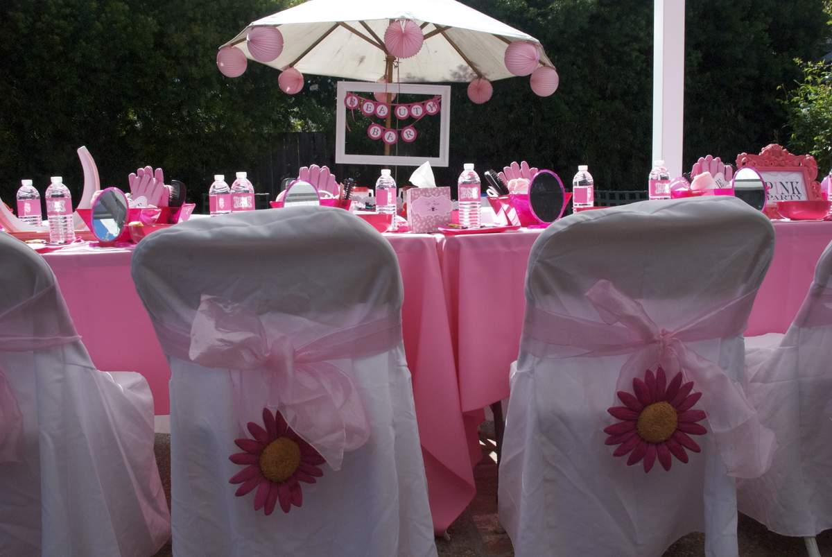 Pink Spring Party Ideas | Photo 18 of 27 | Catch My Party