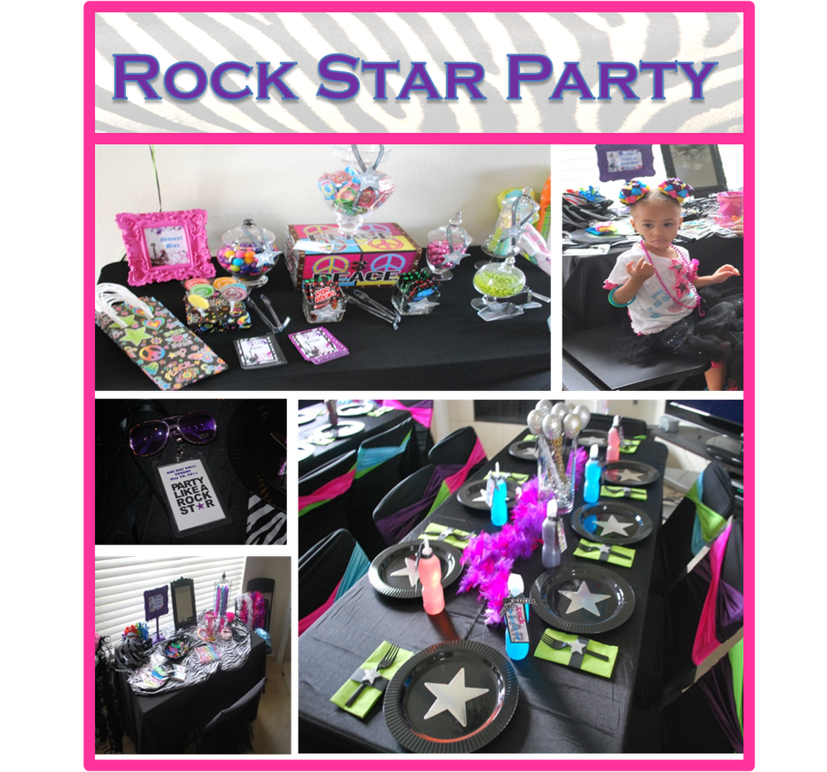 Rock Star Mania Birthday Party Ideas | Photo 1 of 9 | Catch My Party