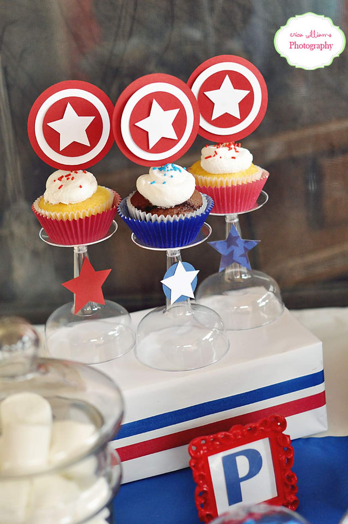 Captain America Birthday Party Ideas | Photo 1 of 23 | Catch My Party