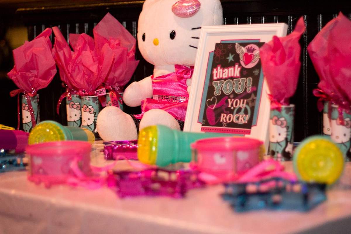 Hello Kitty Rockstar Birthday Party Ideas | Photo 1 of 16 | Catch My Party