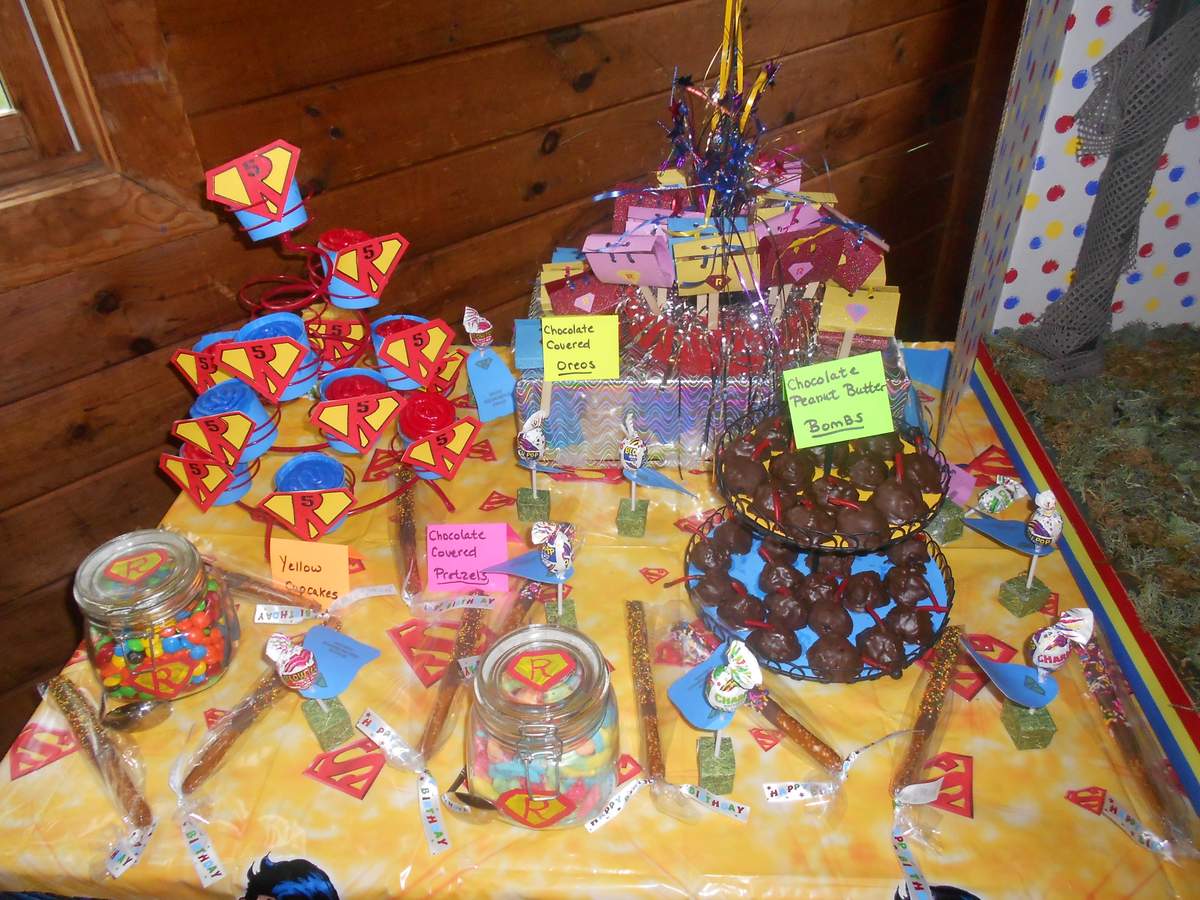 Superman Birthday Party Ideas | Photo 25 of 59 | Catch My Party