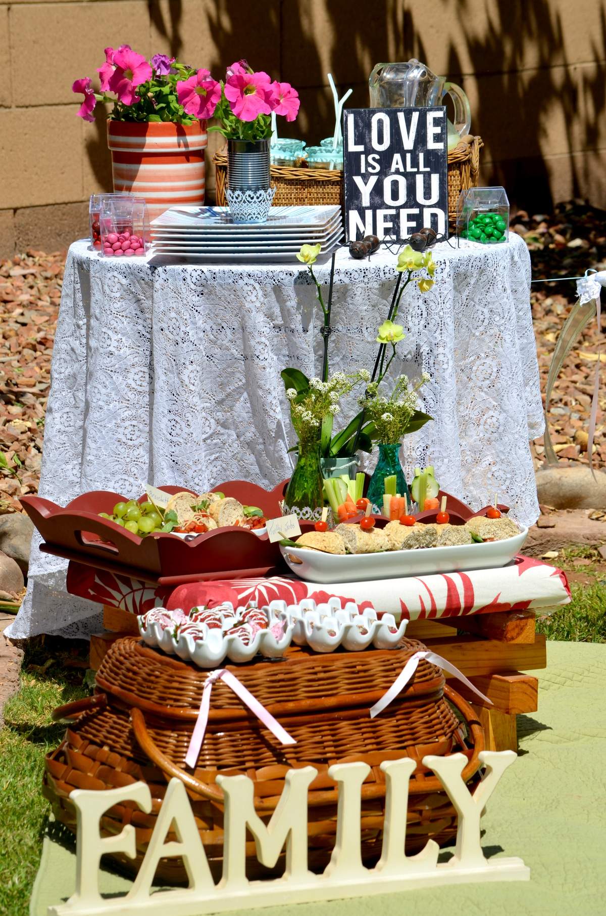 Backyard Picnic - Family Time Spring Party Ideas | Photo 3 of 23 ...