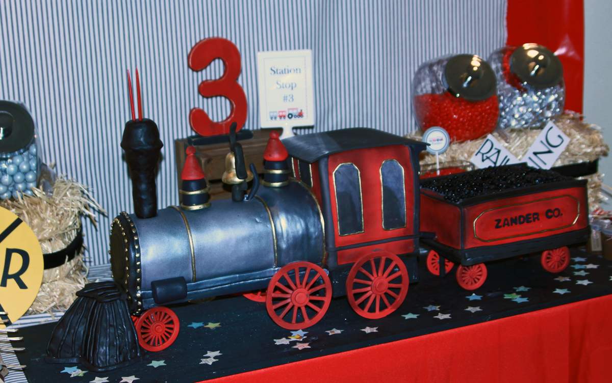 Vintage Train Birthday Party Ideas | Photo 1 of 49 | Catch My Party