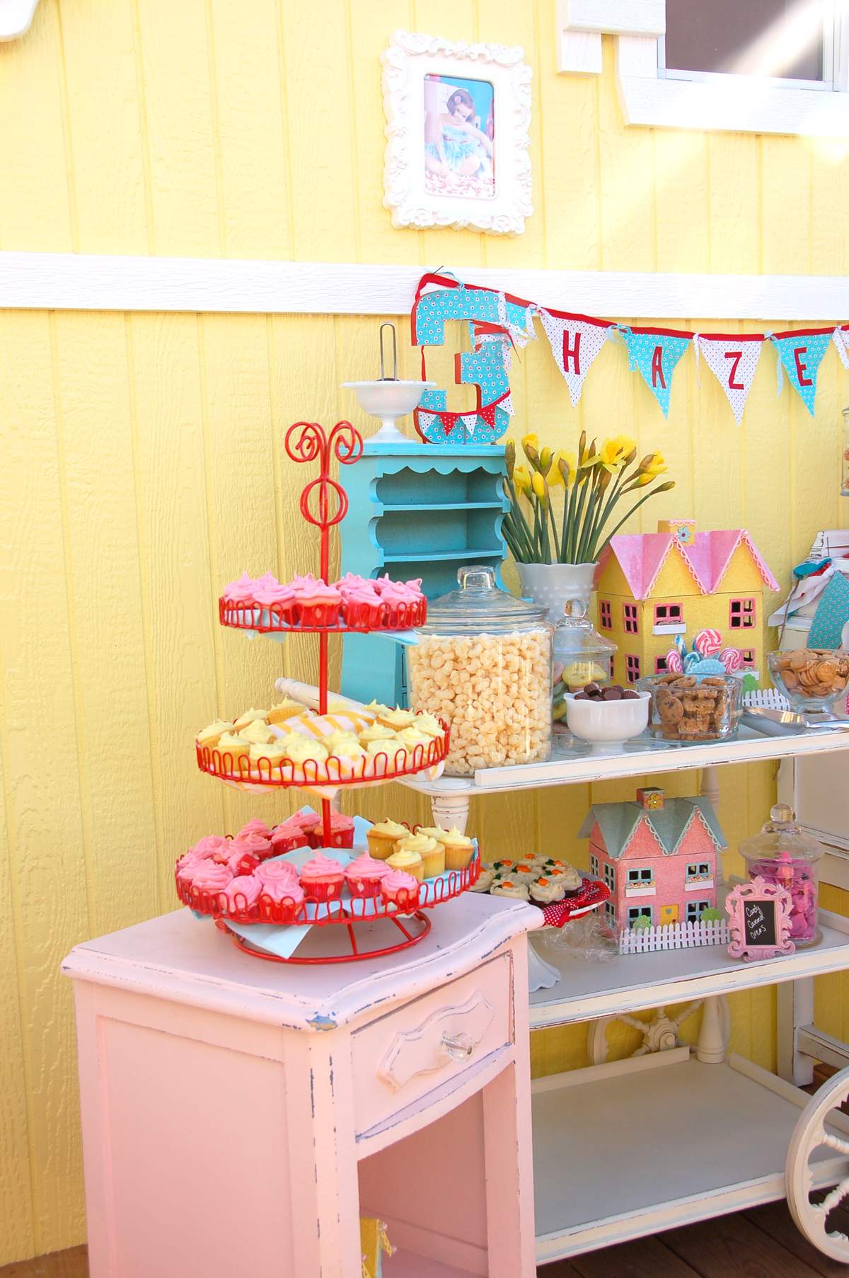 Miniature, Little, Tiny playhouse Birthday Party Ideas | Photo 42 of 52 ...