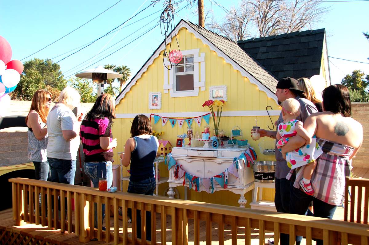 Miniature, Little, Tiny playhouse Birthday Party Ideas | Photo 1 of 52 ...