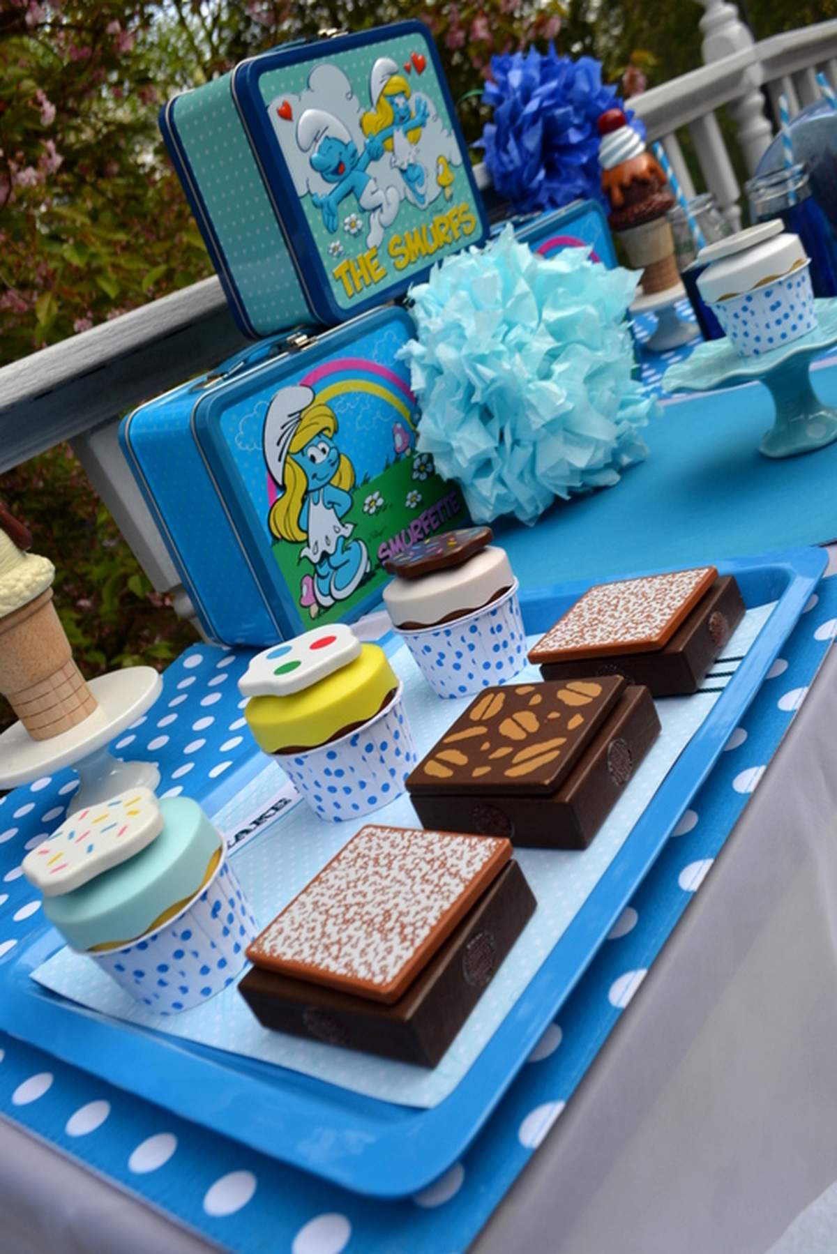 The smurfs Playdate Party Ideas | Photo 1 of 36 | Catch My Party