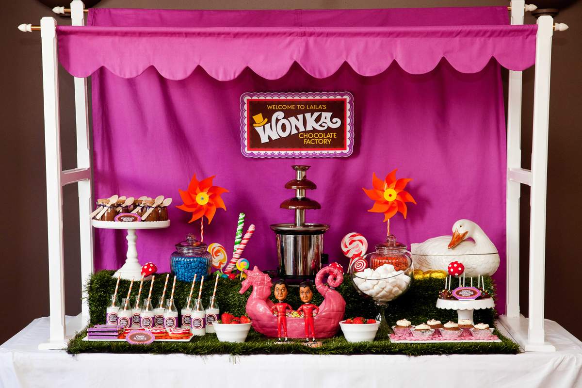 Willy Wonka And The Chocolate Factory Birthday Party Ideas Photo 1 Of