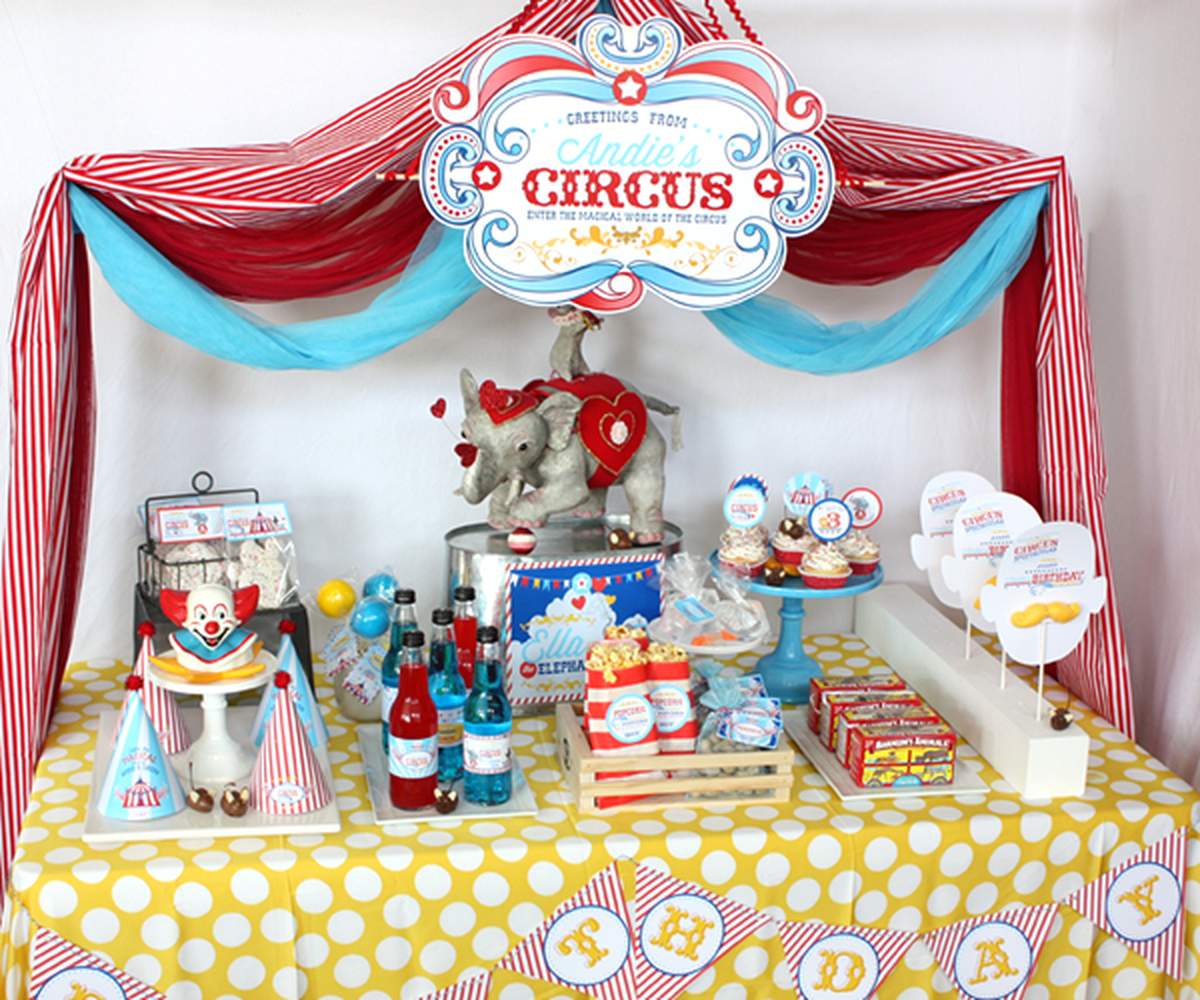 Circus/Carnival Birthday Party Ideas | Photo 1 of 39 | Catch My Party