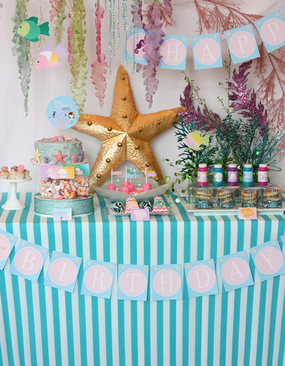 Mermaid / Birthday "Mermaid Under the Sea Party" | Catch My Party
