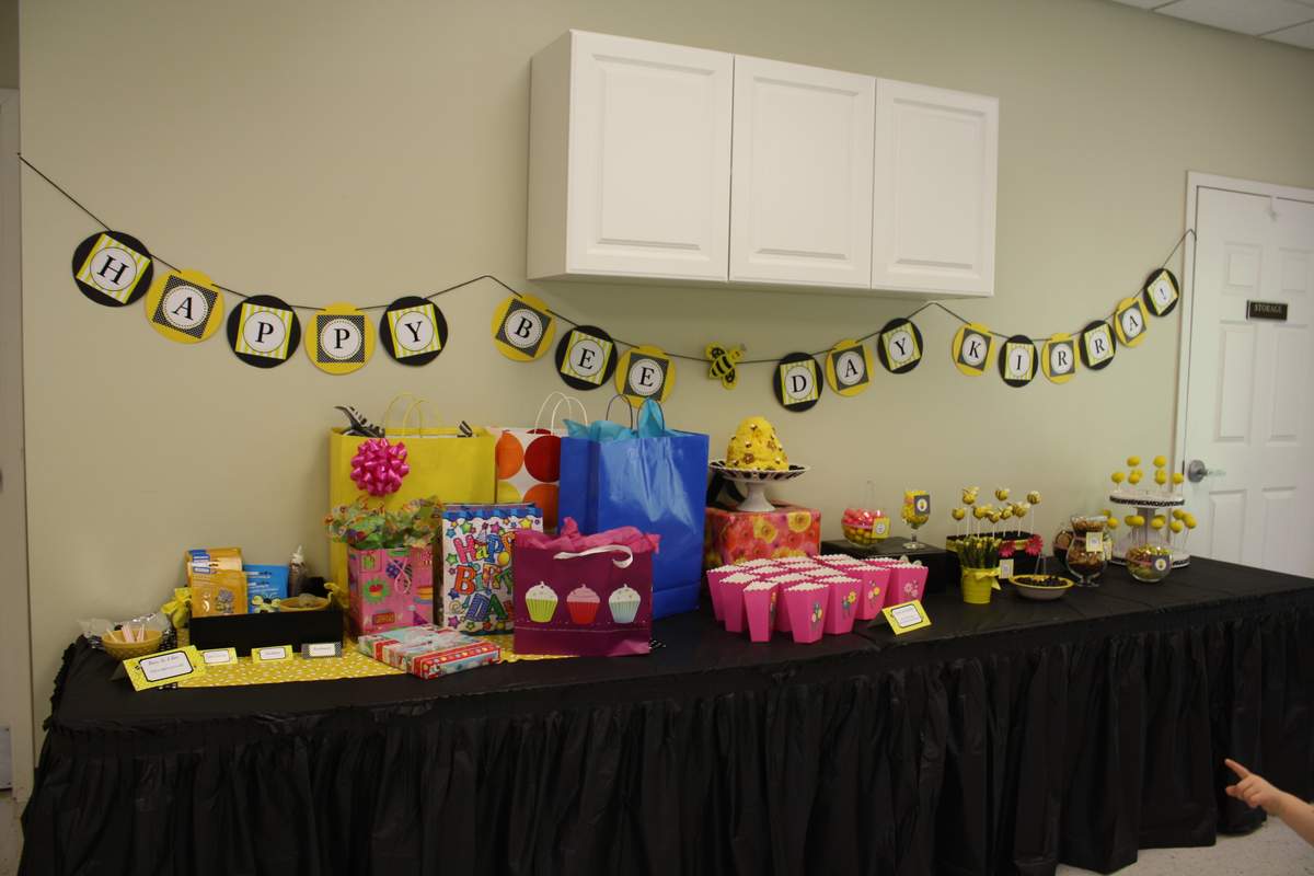 Bee Birthday Party Ideas | Photo 7 of 15 | Catch My Party