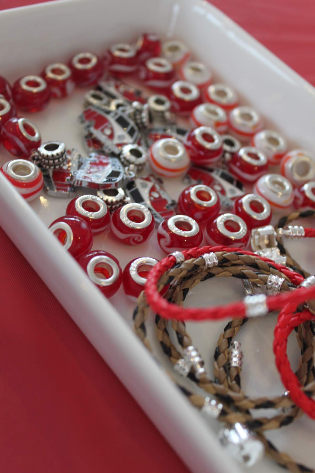 RED and white Kombi Van Birthday Party Ideas | Photo 20 of 51 | Catch ...