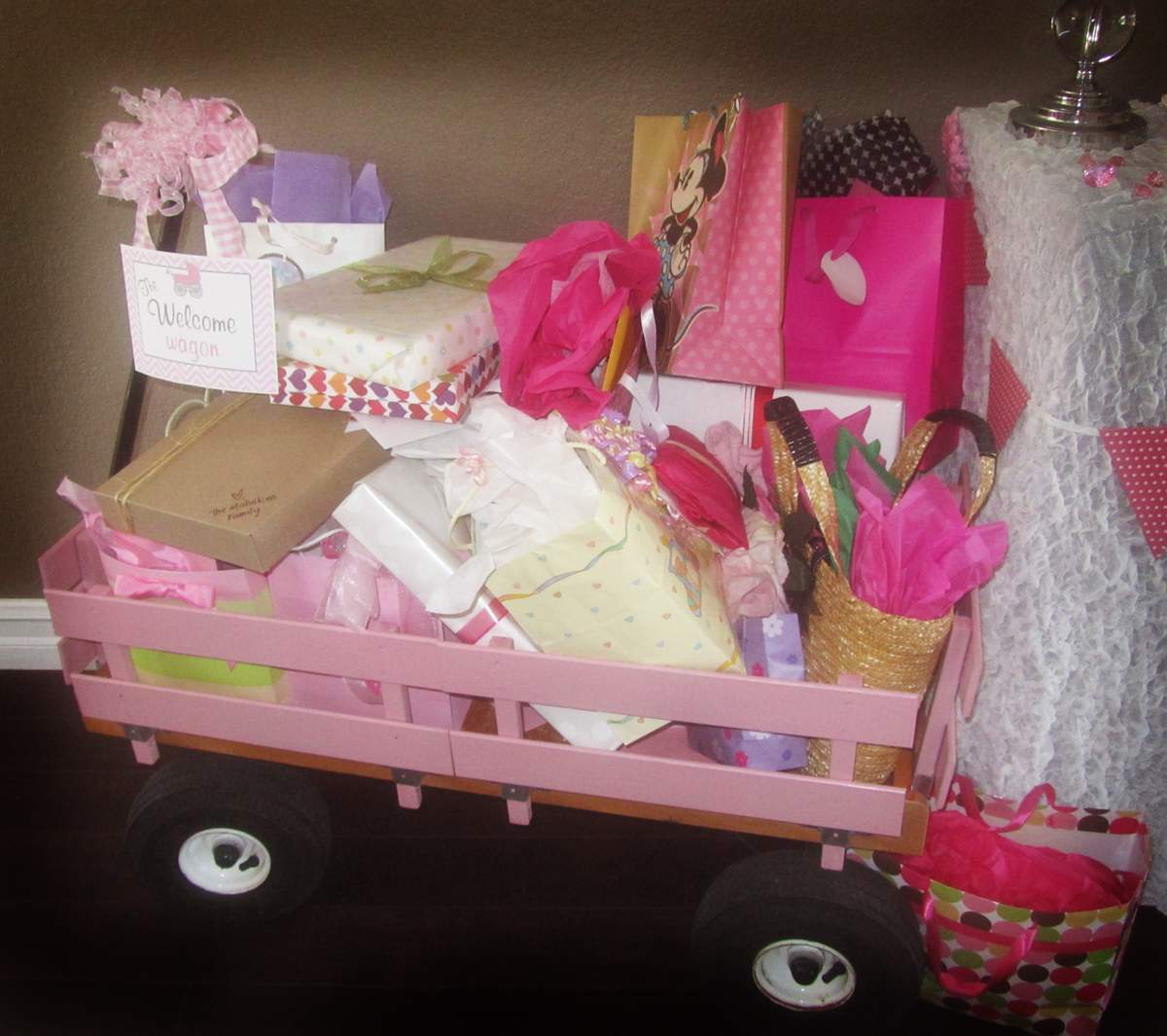 Pink and more pink Sip & See Open House Baby Shower Party Ideas | Photo ...