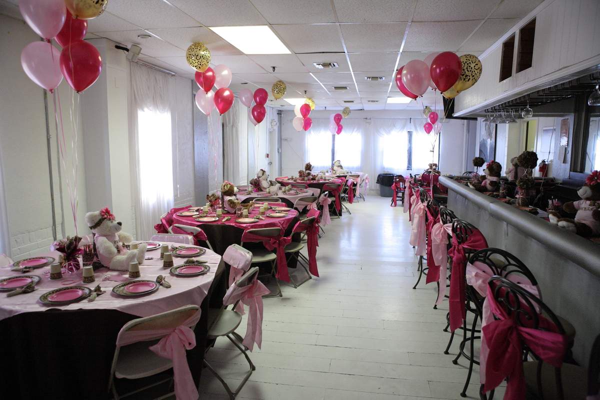 pink and leopard Baby Shower Party Ideas | Photo 10 of 23 | Catch My Party