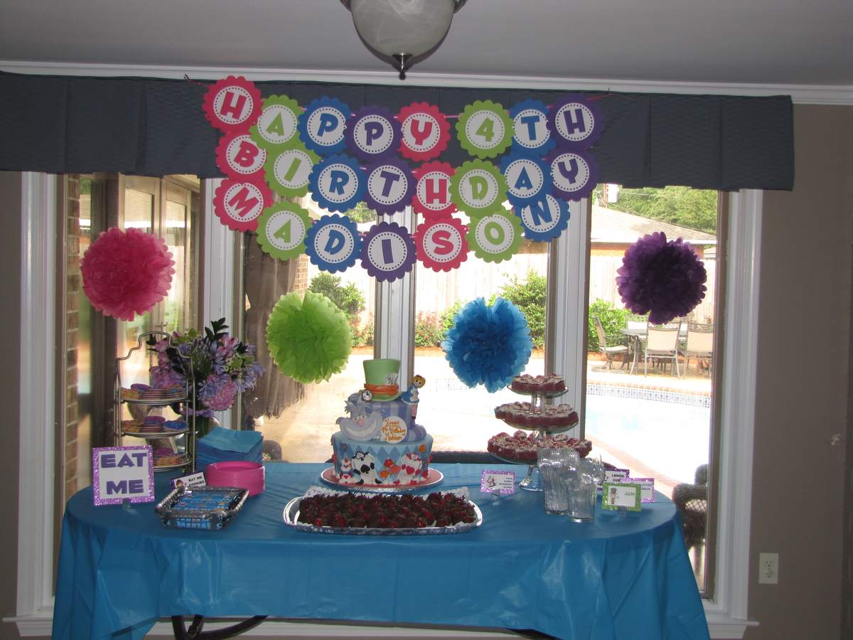 Alice in Wonderland, Mad Tea Party Birthday Party Ideas | Photo 94 of ...